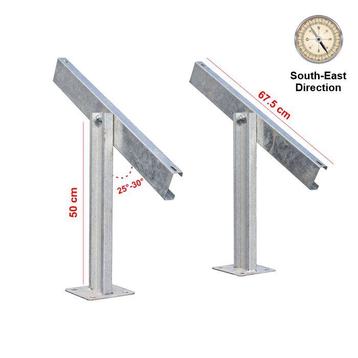 single solar panel stand